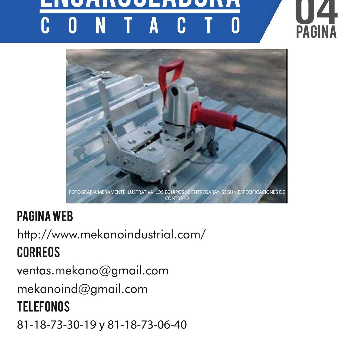 Engargoladora MK-LOCK – Mekano Industrial